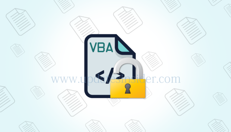 How To Remove VBA Code Password In Excel Macro Project